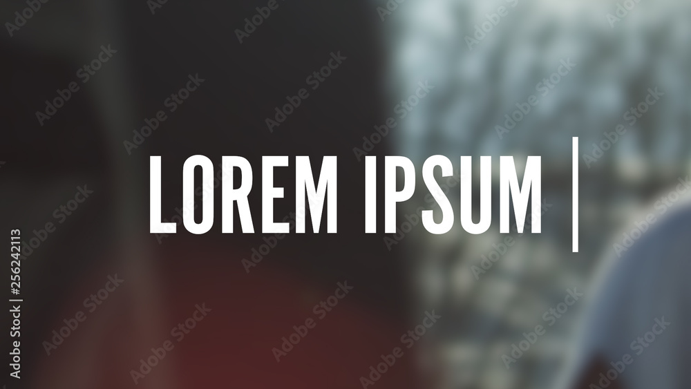 Sliding Text from Bar Stock Template | Adobe Stock