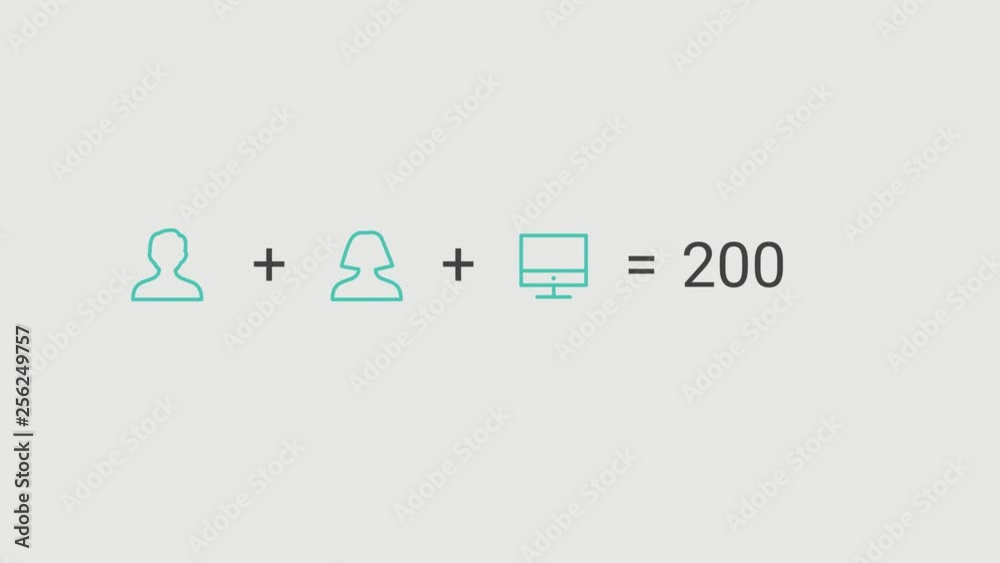 Commercial Growth and Total Arrow Infographics Stock Video | Adobe Stock