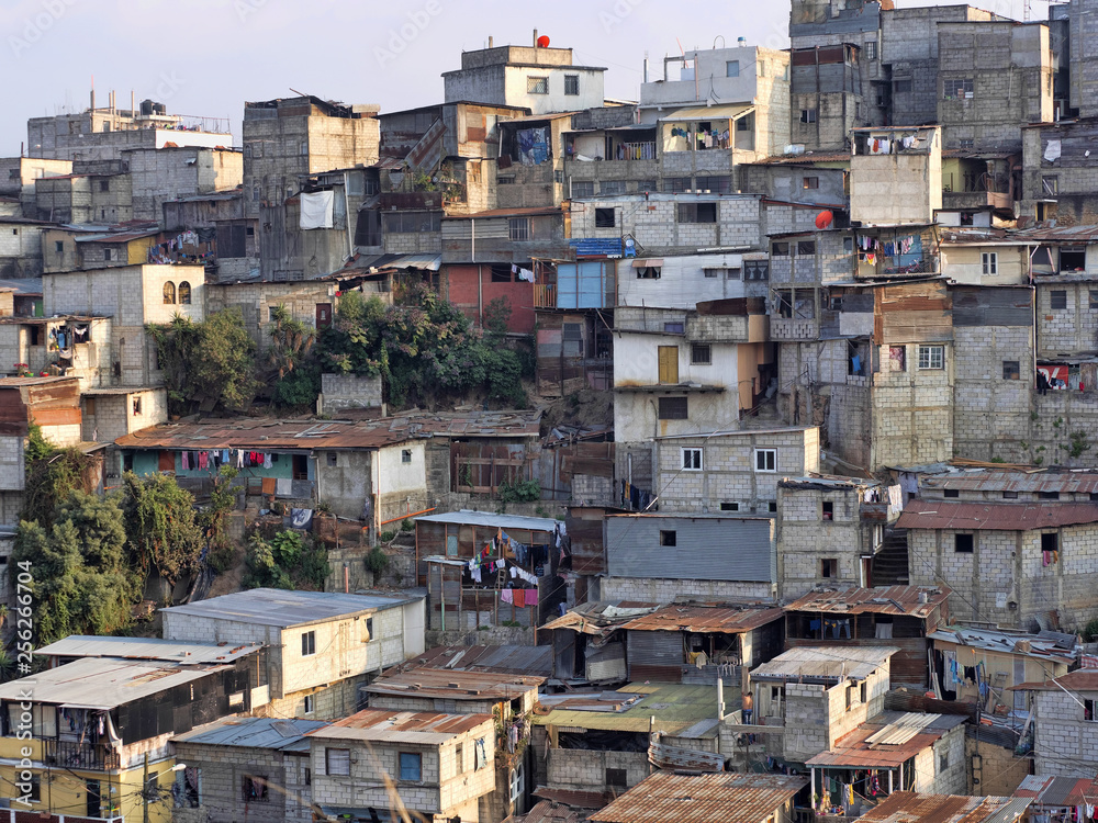 Poor living in Guatemala City Stock Photo | Adobe Stock