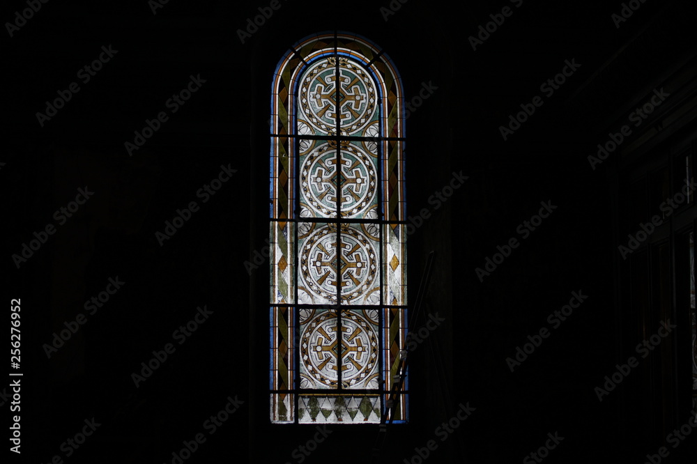 window in church Stock Photo | Adobe Stock