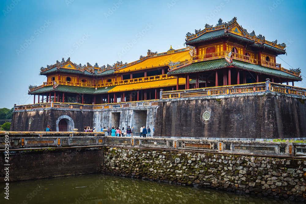 hue, vietnam, city, imperial, citadel, gate, palace, asia, architecture ...