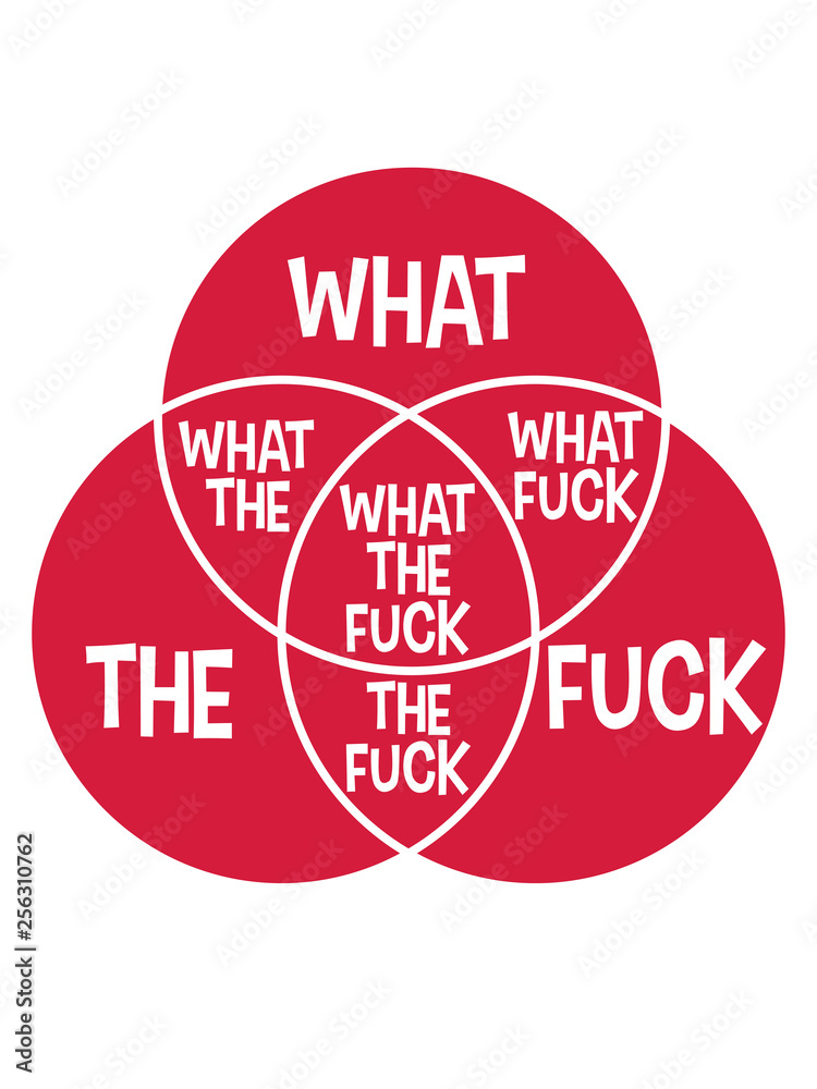 rote kreise what the fuck wtf venn mengendiagramm venn-diagramm ...