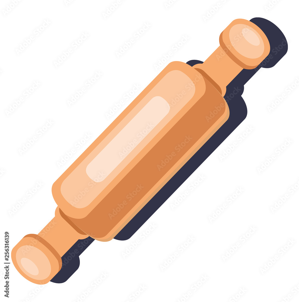 Roller vector color illustration. Stock Vector | Adobe Stock