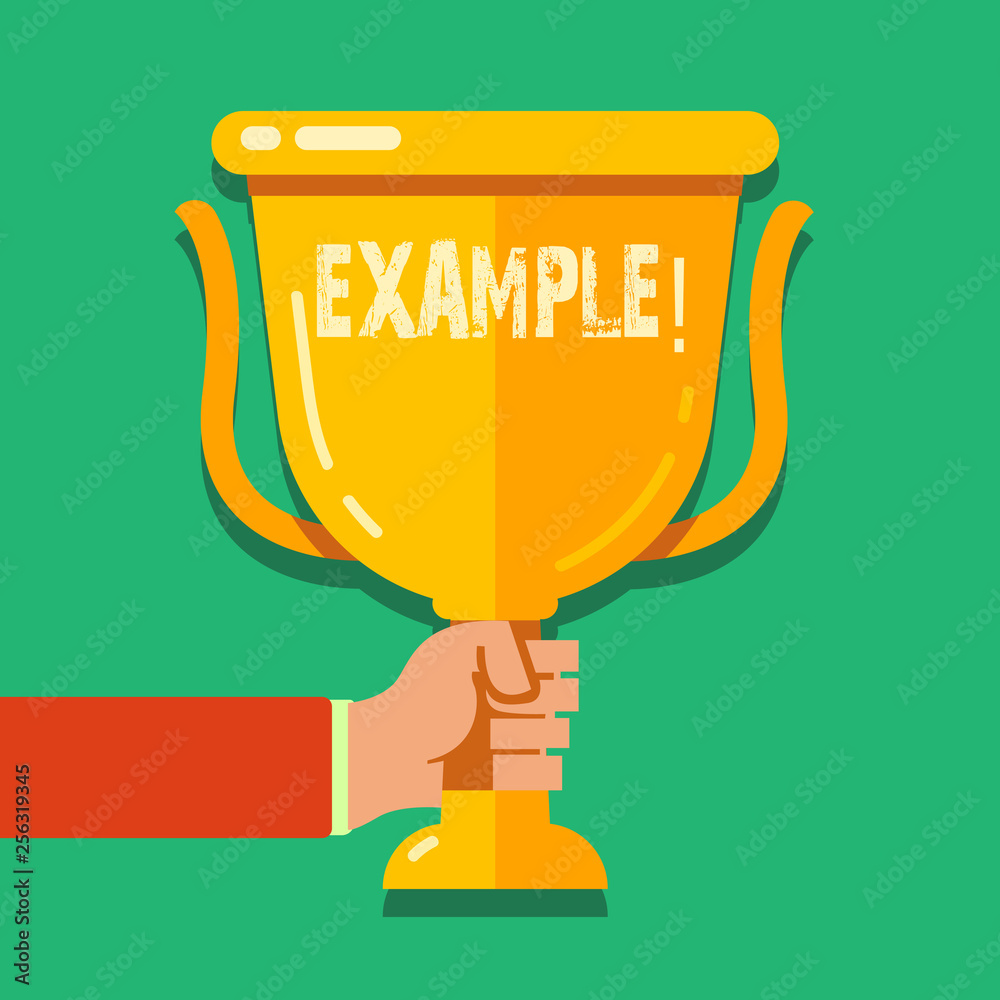 Word writing text Example. Business photo showcasing Illustration ...