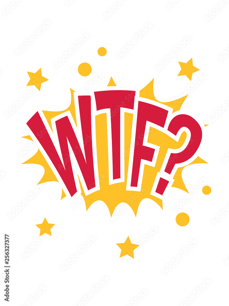 comic wtf what the fuck was zum teufel zur hölle sterne sprechblase ...