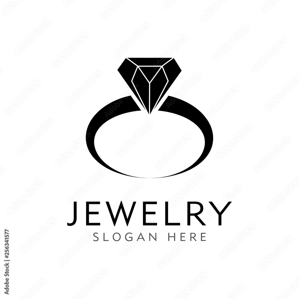 jewelry logo design vector Stock Vector | Adobe Stock