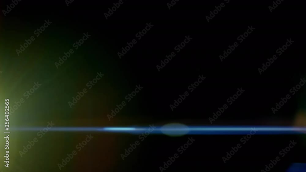 Realistic Anamorphic Lens Flare Practical Effects Stock Video | Adobe Stock