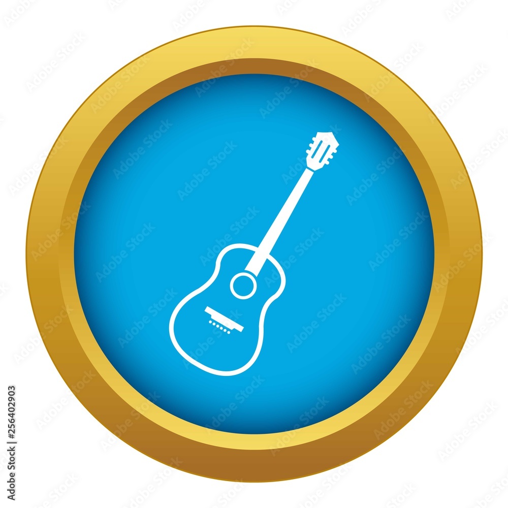 Charango icon blue vector isolated on white background for any design Stock Vector | Adobe Stock