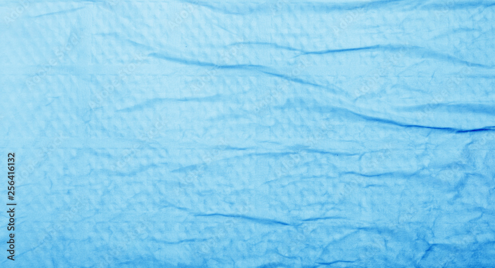 Paper texture. Blue paper sheet. Blue paper background blank creased ...