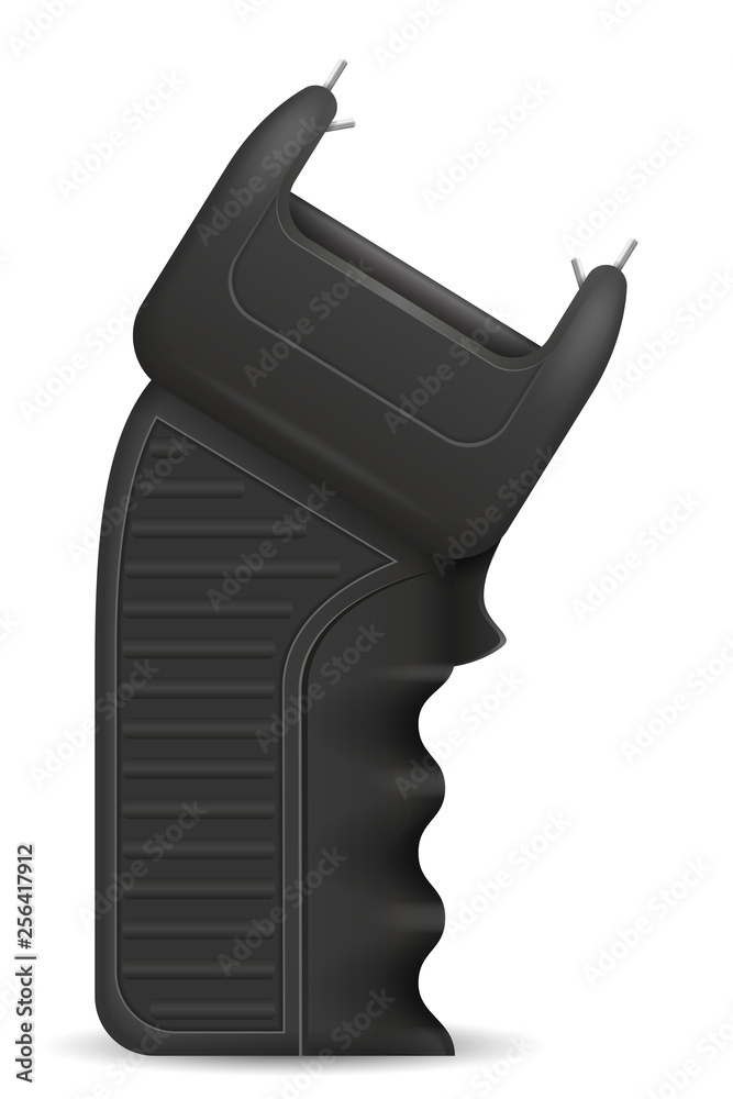 stun gun weapon self defense vector illustration Stock Vector | Adobe Stock
