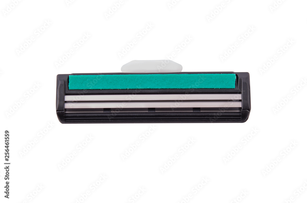 Razor blade isolated on white background Stock Photo | Adobe Stock