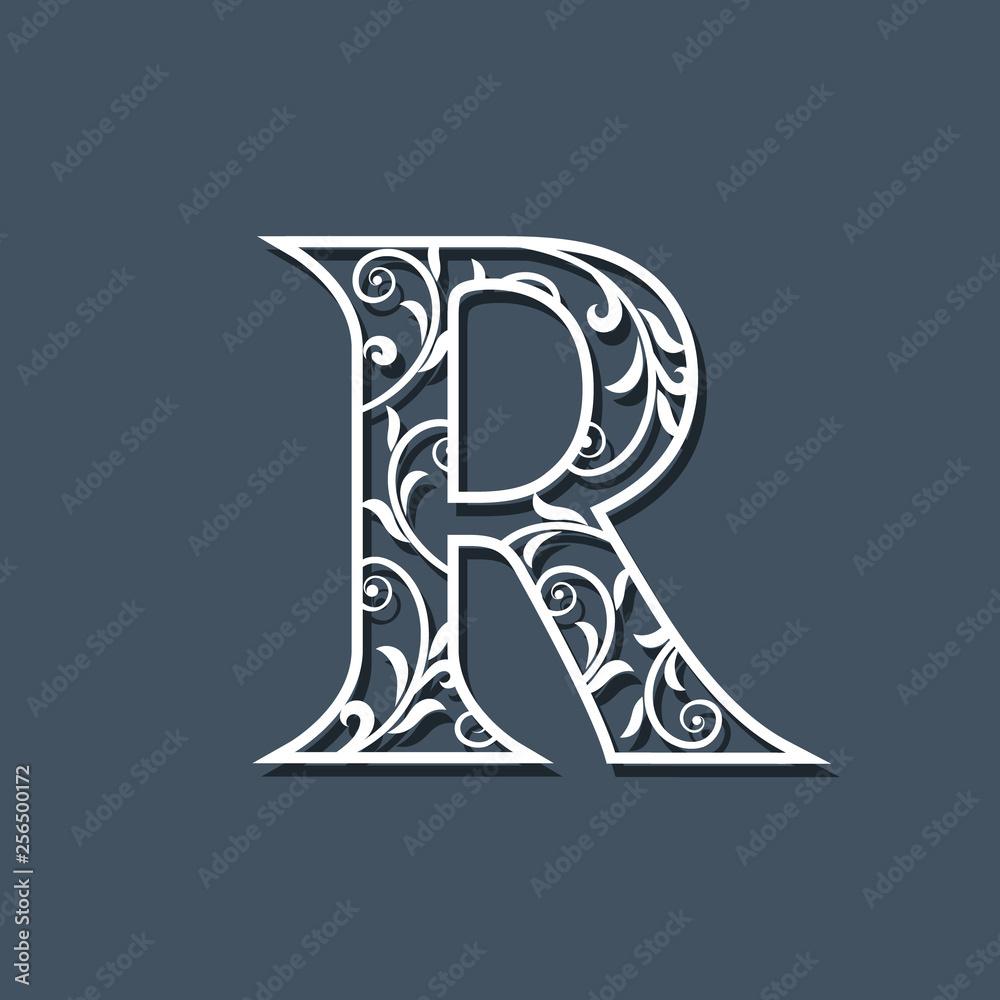 Fancy Letter R Design