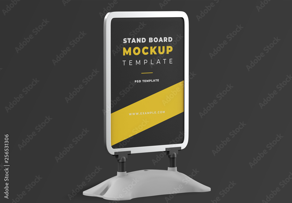 Stand Mockup Stock Template | Adobe Stock