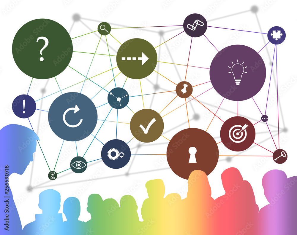 Apprendre à réfléchir Stock Illustration | Adobe Stock