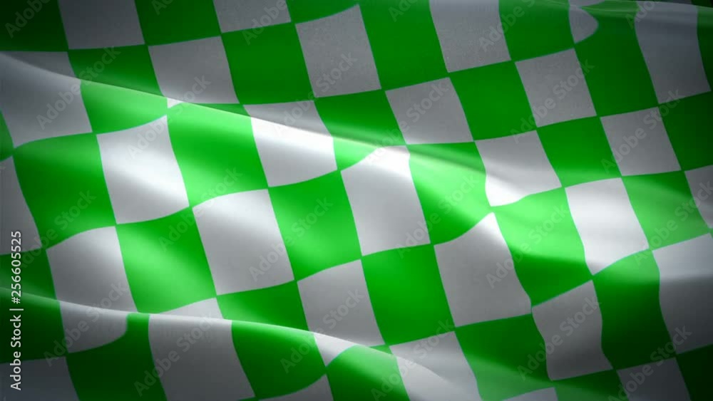 Checkered flag video waving in wind. Isolated Waving Checkered Flag ...