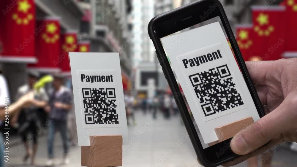 Scanning QR CODE look alike pattern (CAN NOT SCAN THIS) to make a cashless payment via smart ...