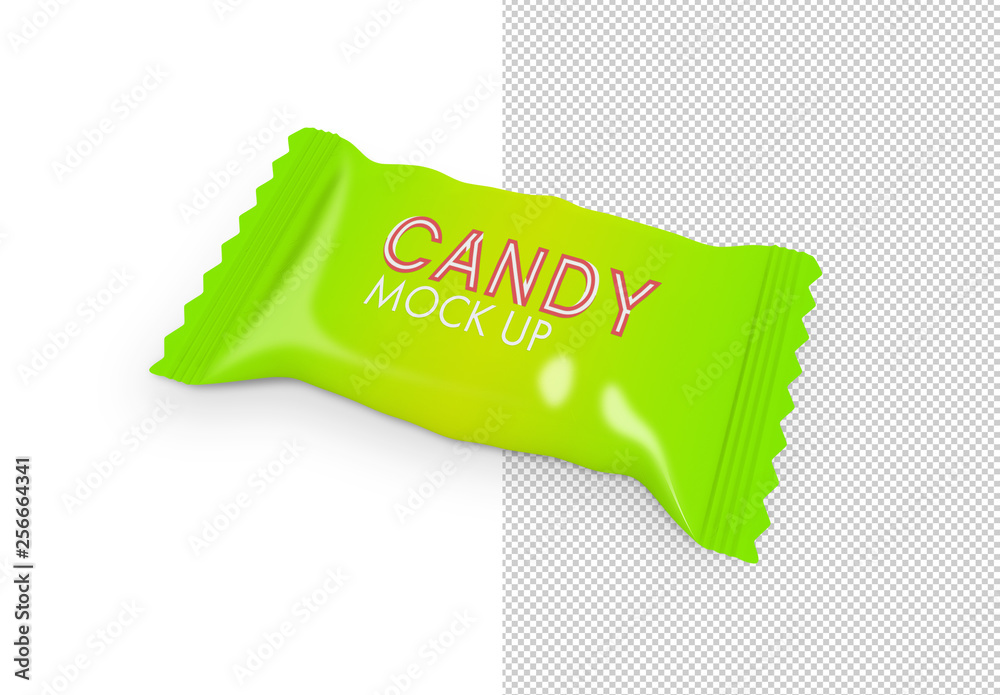 Candy Packaging Mockup Stock Template | Adobe Stock