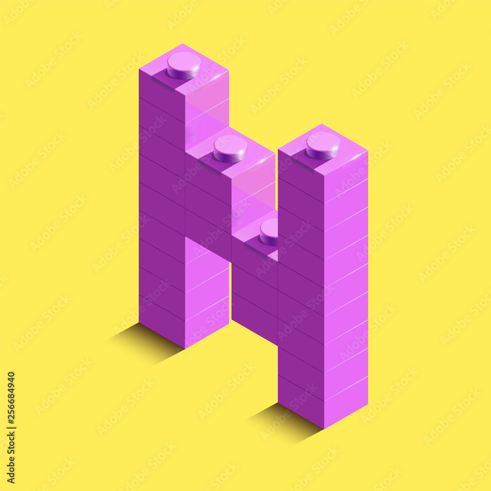 Isometric Letters A Z