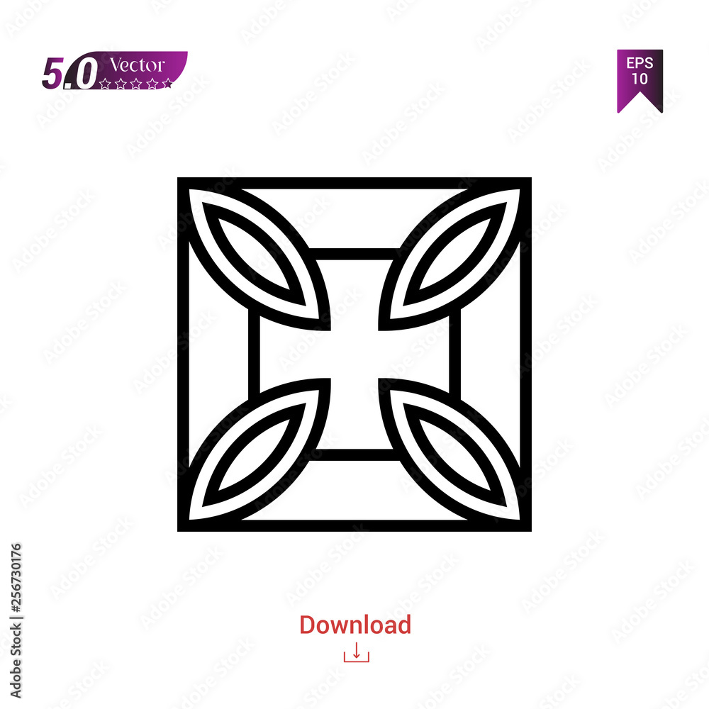 Outline good-luck icon isolated on white background. Popular icons for ...