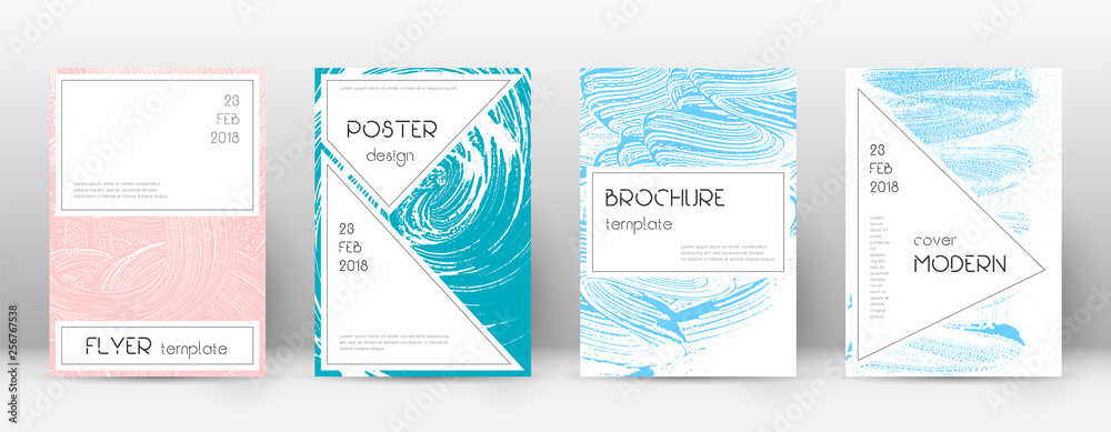 Cover page design template. Stylish brochure layou Stock Vector | Adobe ...
