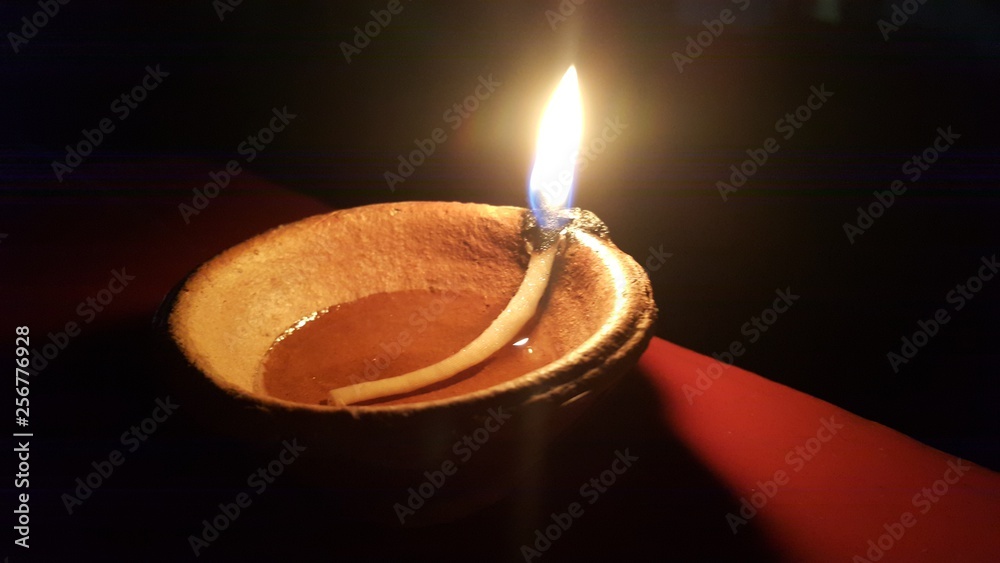 Oil Lamp ( Mati Pahana) Stock Photo | Adobe Stock