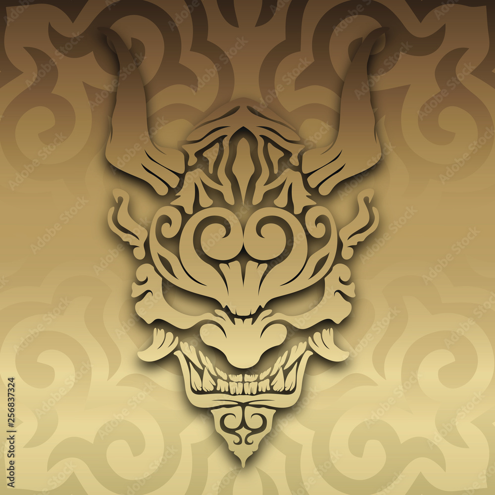 Ancient Japanese Demon Art