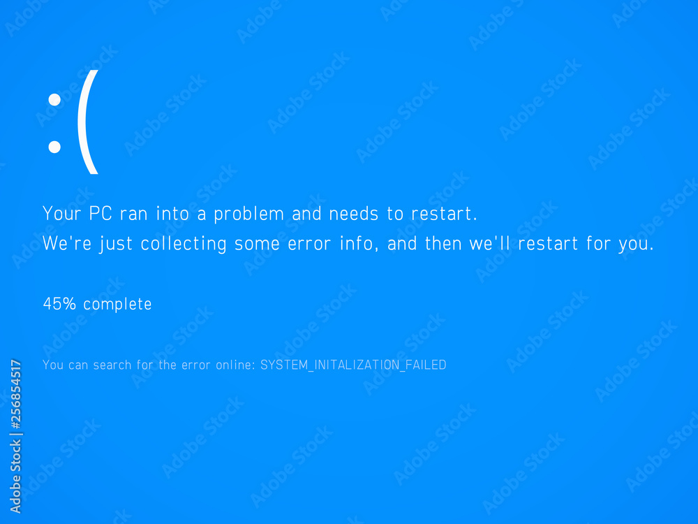 Poster Blue Screen of Death – Wall Art | UkPosters