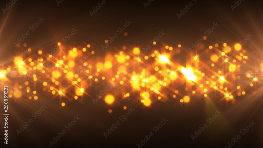 Optical Lens Flare Background/ Illustration of beautiful light lens ...