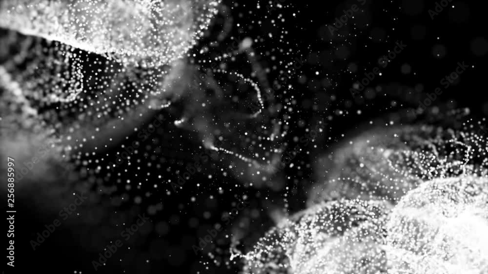 4K Abstract technology and engineering background with original organic ...