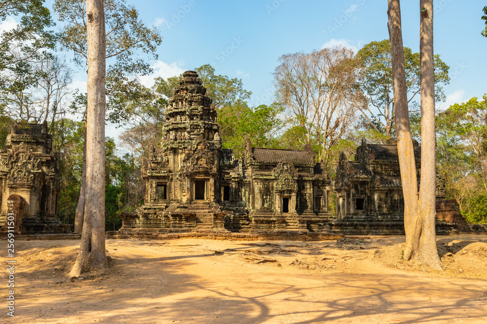 Thommanon temple ruins is Khmer ancient temple in complex Angkor Wat in ...