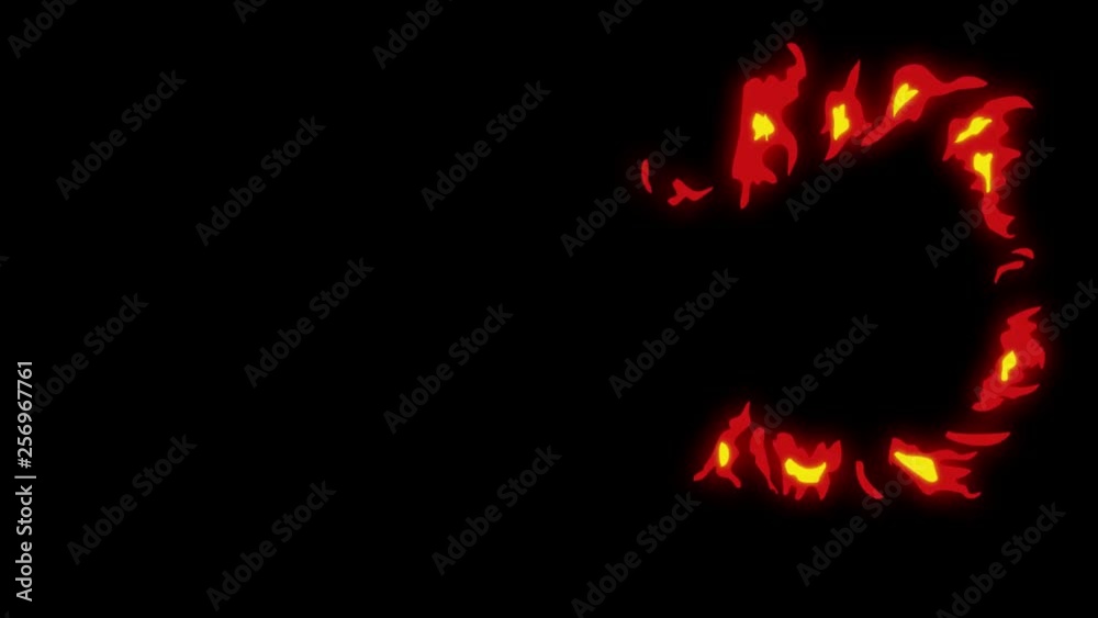 Cartoon FX Fire Element. Pre-rendered with alpha channel with 4K ...