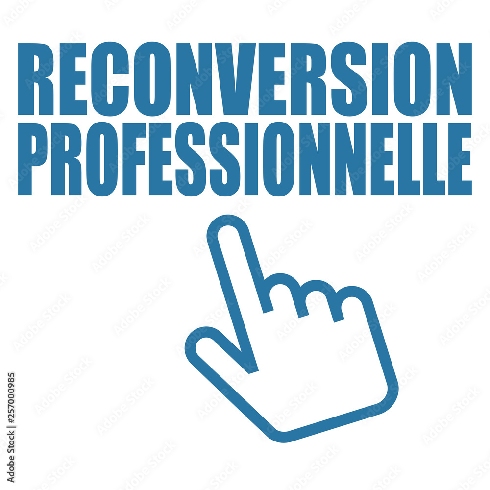 Logo reconversion professionnelle. Stock Vector | Adobe Stock