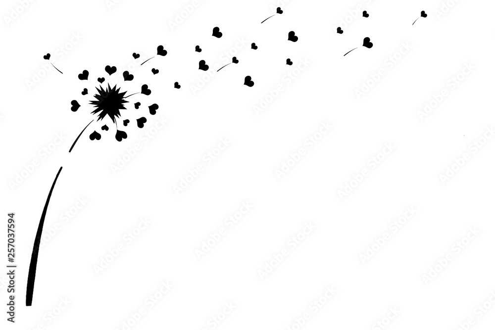 Wind Blowing Flowers Drawing