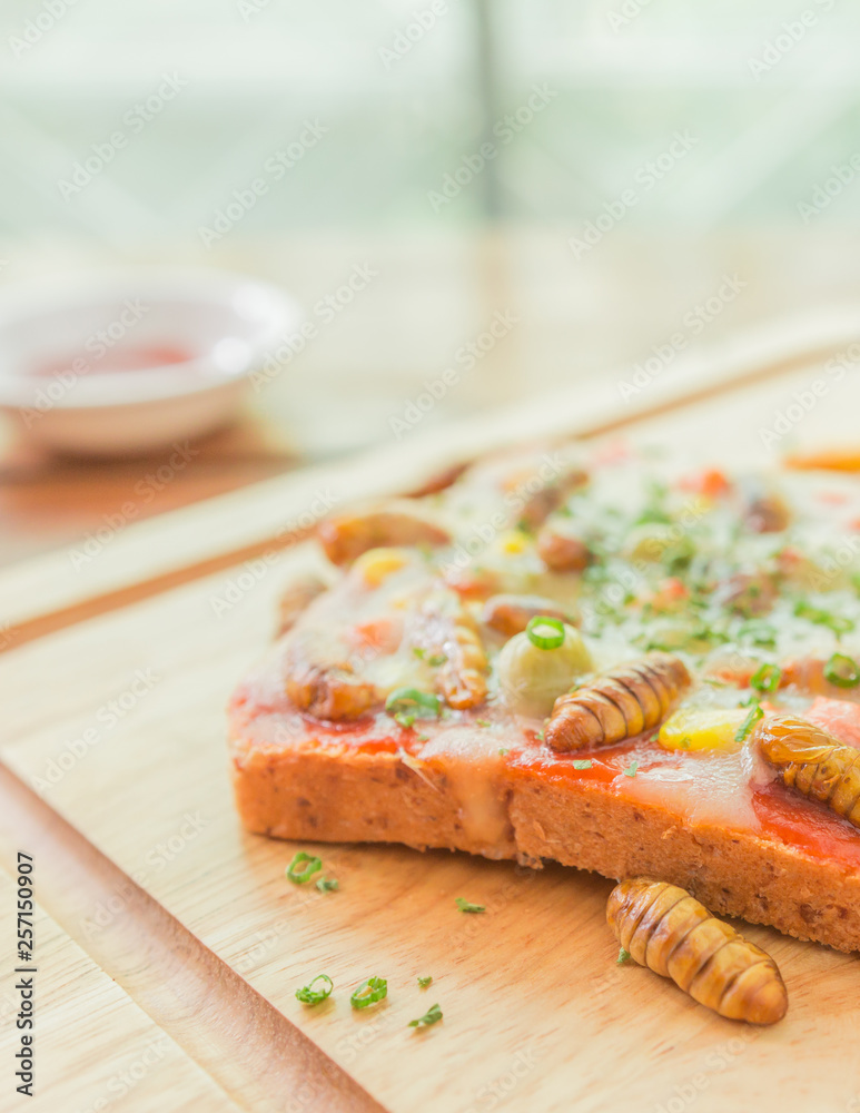 Insect food - Woodworm, Edible insects Stock Photo | Adobe Stock