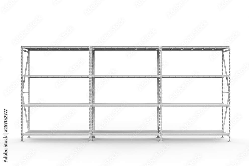 Empty warehouse rack Stock Illustration | Adobe Stock
