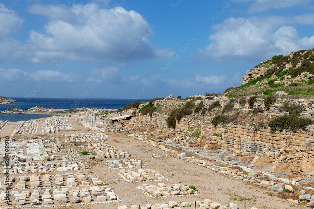 Knidos (Cnidos) Ancient City in Datca, Mugla / Turkey Stock Photo ...