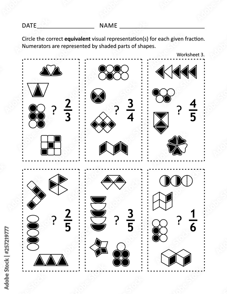 Math worksheet for students of all ages. Learn, practice, reinforce ...