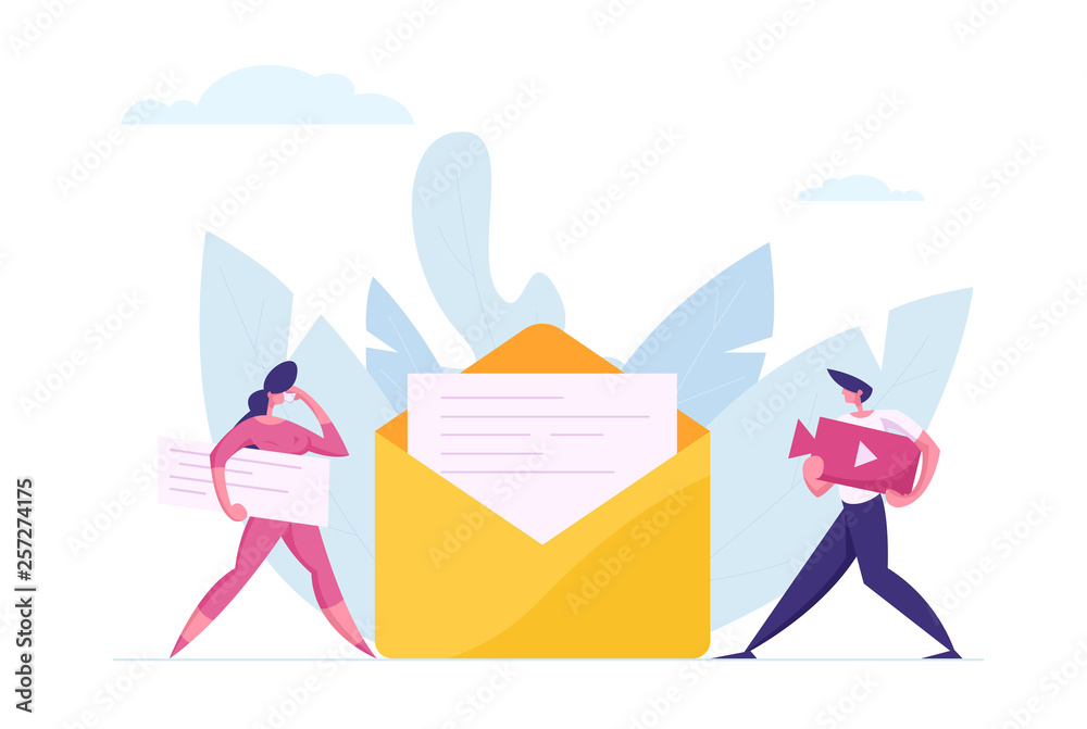 Email Digital Marketing Online Communication Concept. Business ...