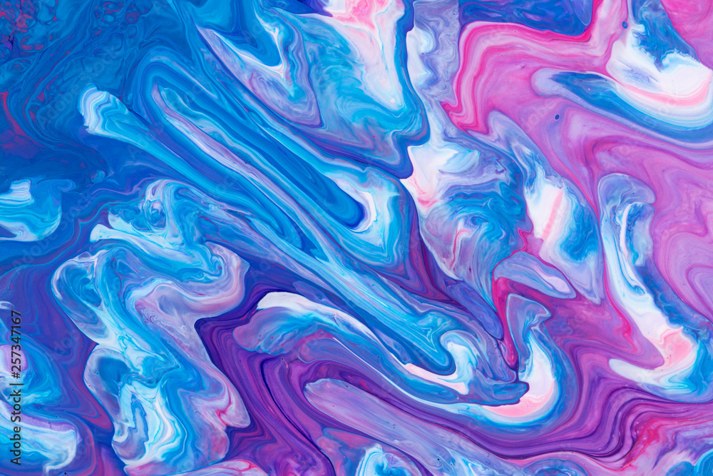 Pink blue color paint Stock Photo | Adobe Stock