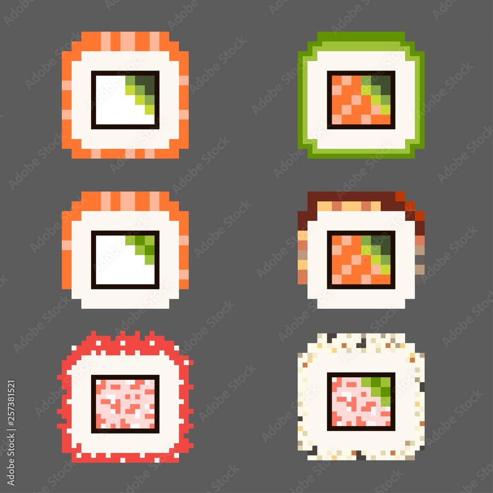 Minecraft Food Pixel Art