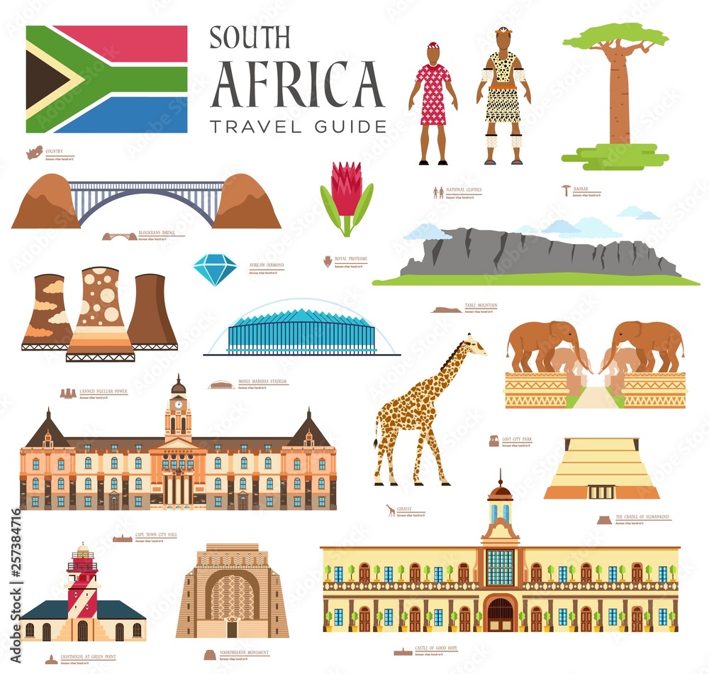 Country South Africa travel vacation guide of goods, places and ...