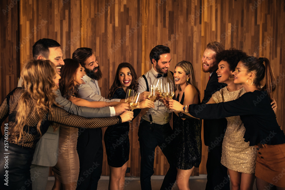Getting the party started Stock Photo | Adobe Stock