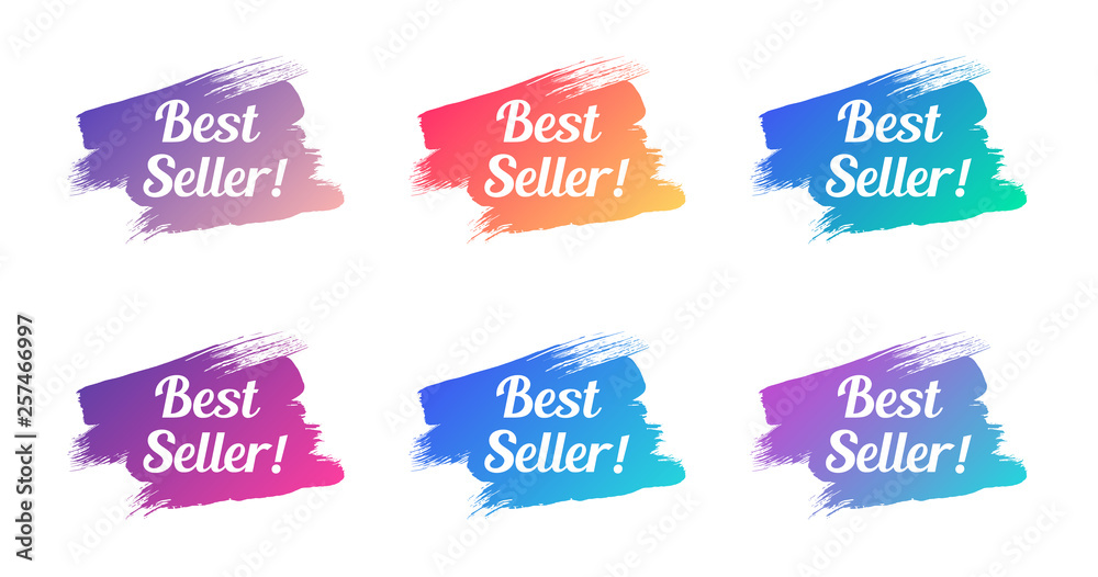 best seller color promo phrase. best seller stock vector illustrations ...
