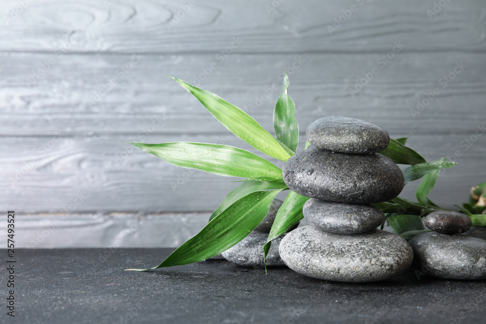 Zen Grey Green Background