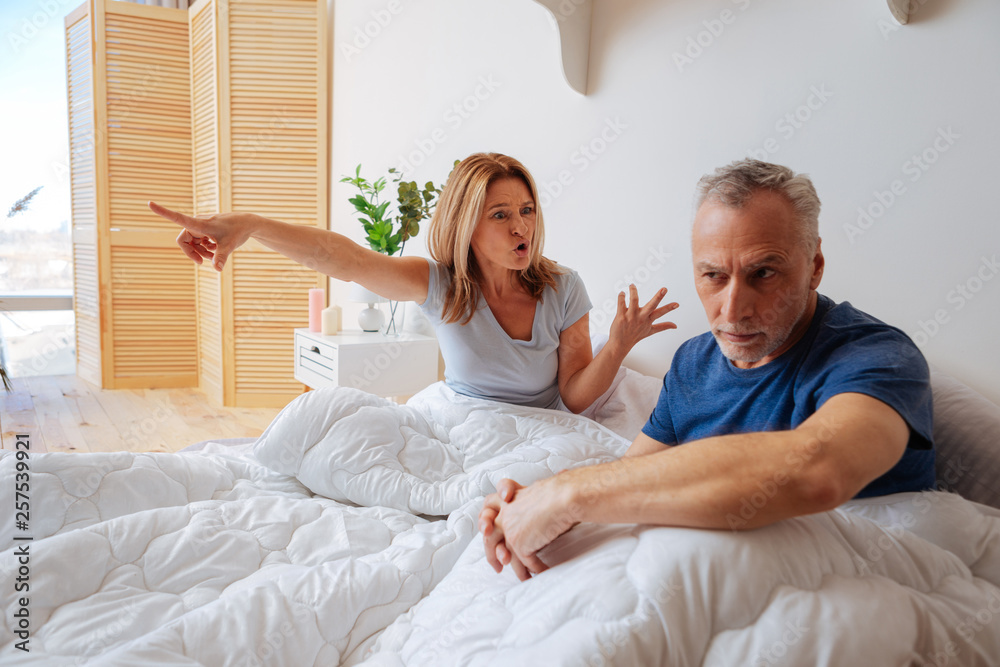 Woman Yelling At Husband