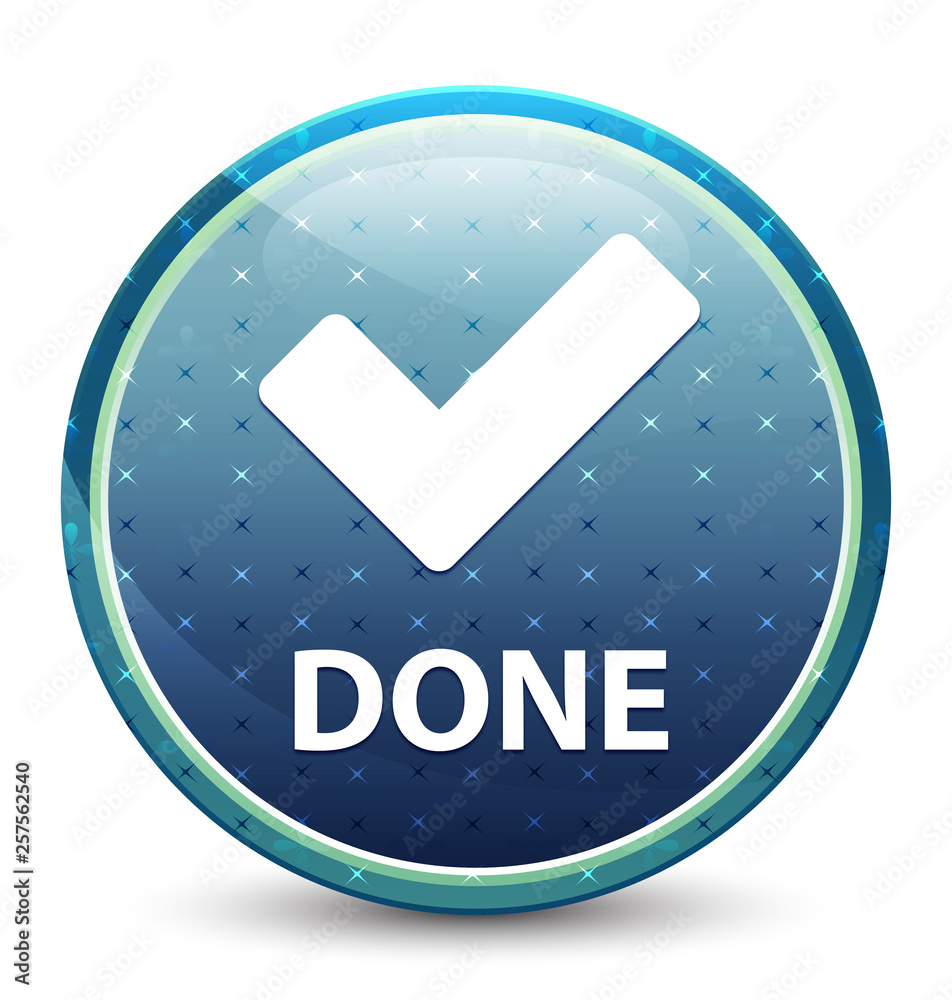 Done Icon Blue