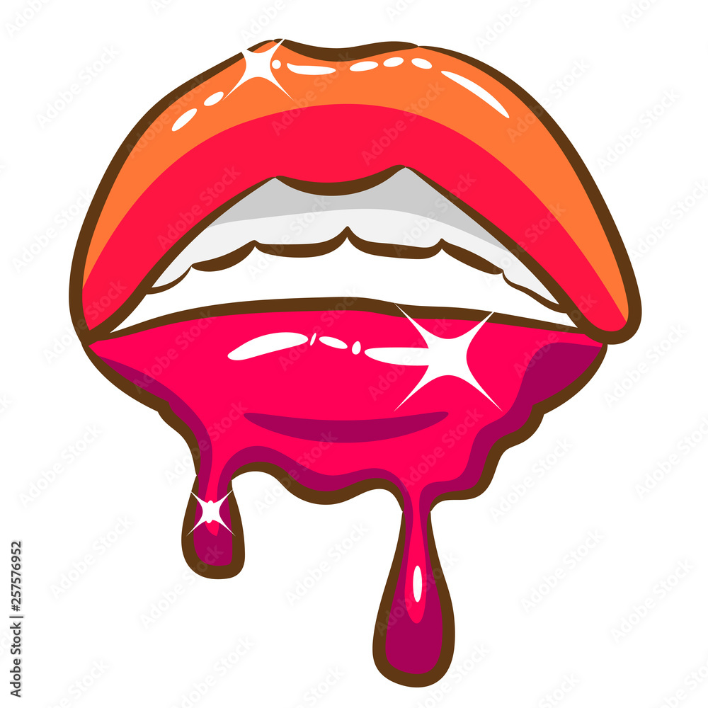 lips vector design Stock Vector | Adobe Stock