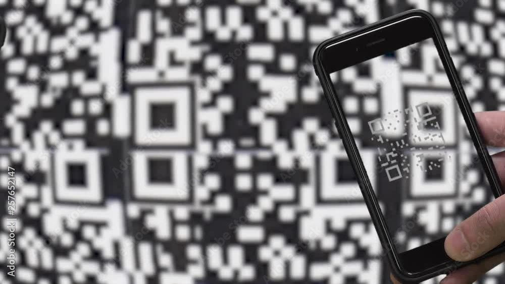 QR CODE look alike black and white pattern (CAN NOT SCAN THIS) and ...