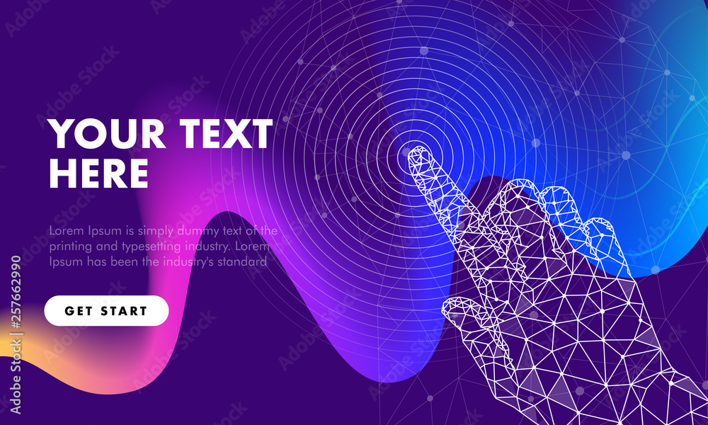 Touch the future hand analytics. Innovations robot systems and technologies in big data ...