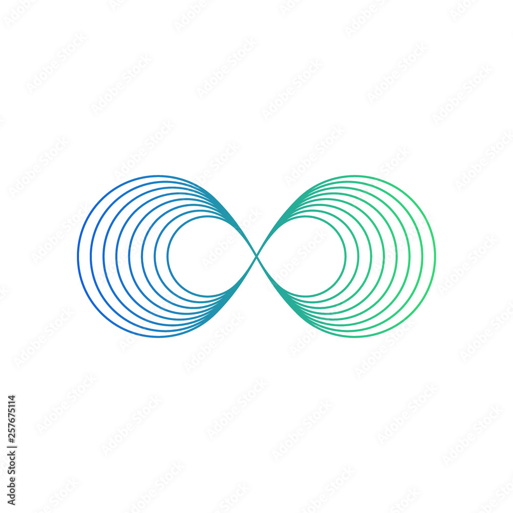 Infinity Symbol Icons logo Template for technology business health ...